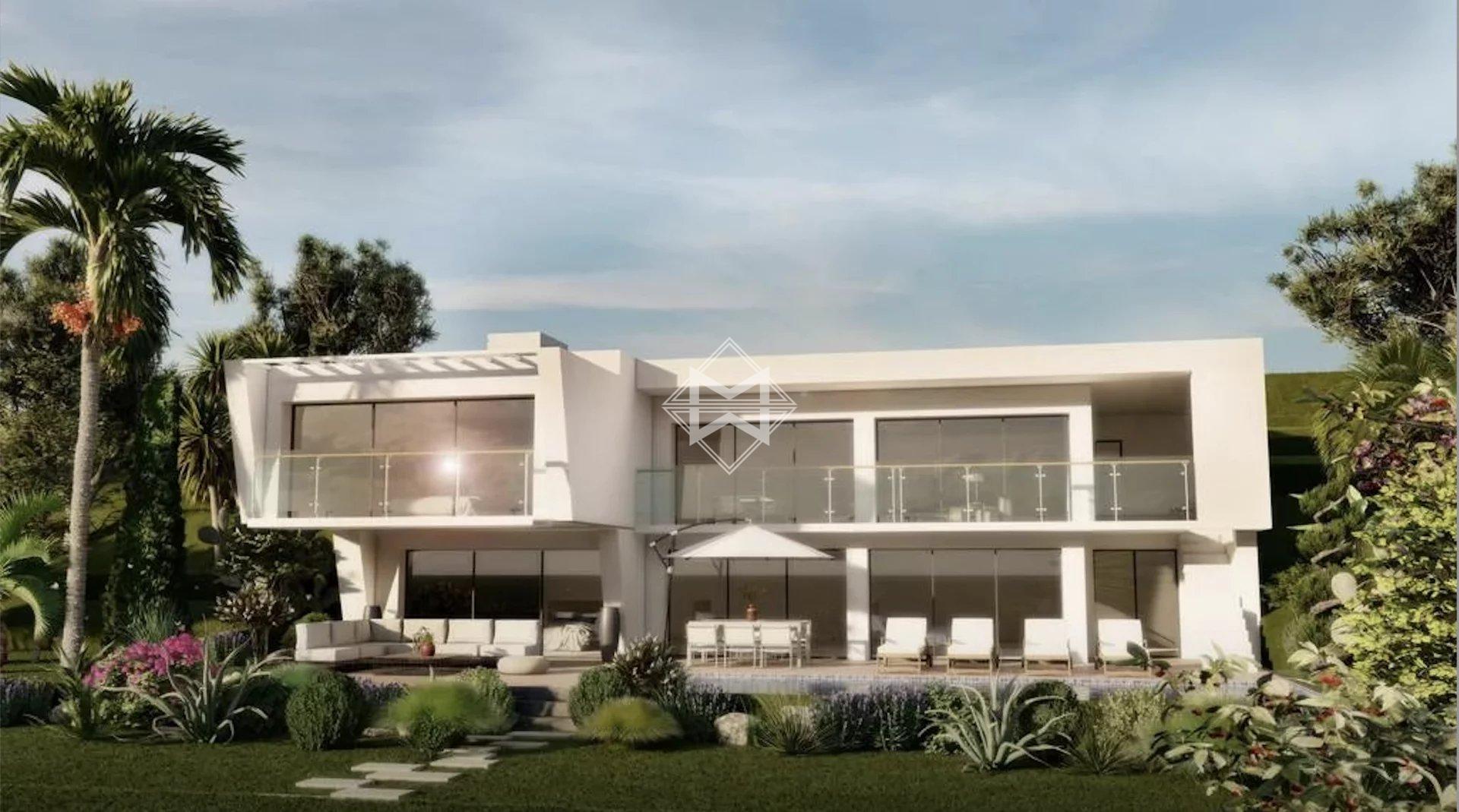 Vente Villa Cannes - 5 Chambres - Verdure - Vue collines . Réf 1730